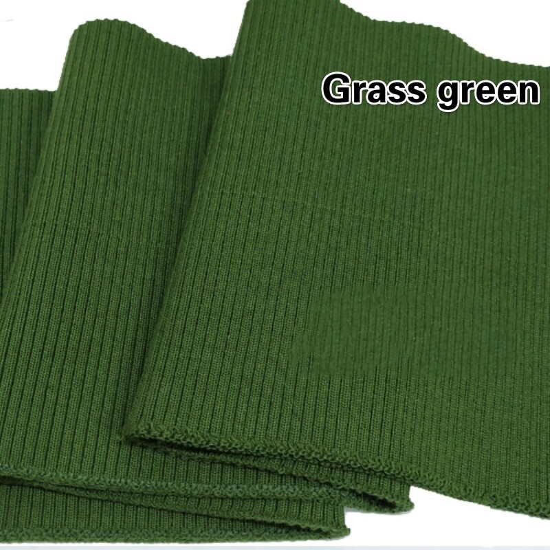 Cotton Knit Rib Fabric Sweater Jacket Waistband Cuffs Ribbed Trim ...