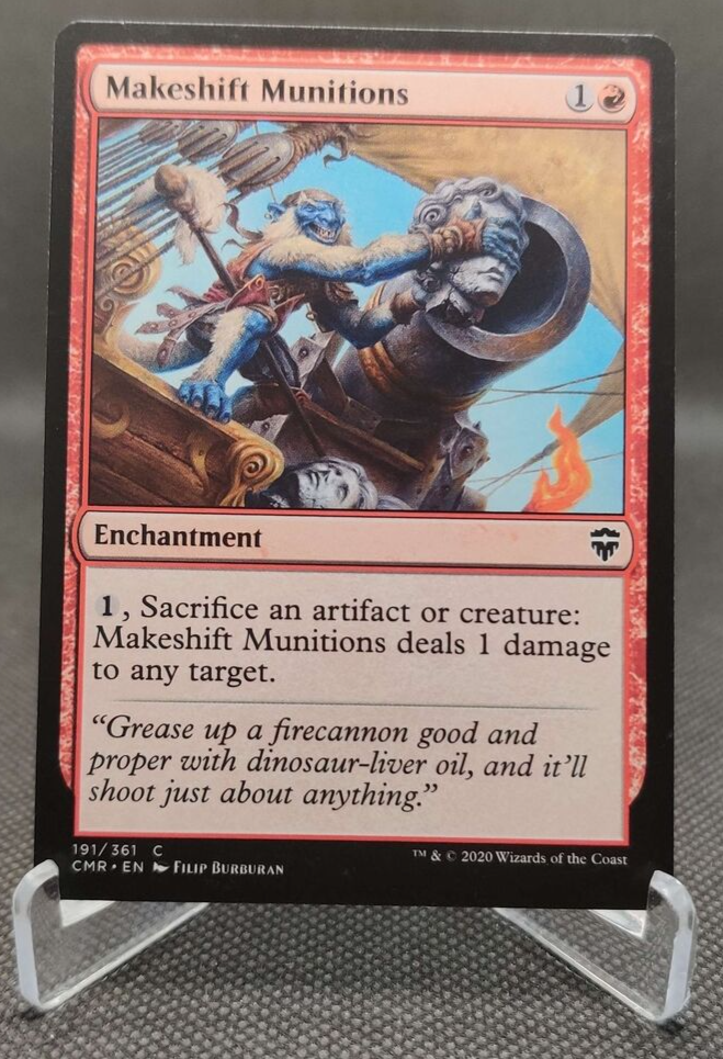 MTG #191 Makeshift Munitions Commander Legends Magic the gathering card ...