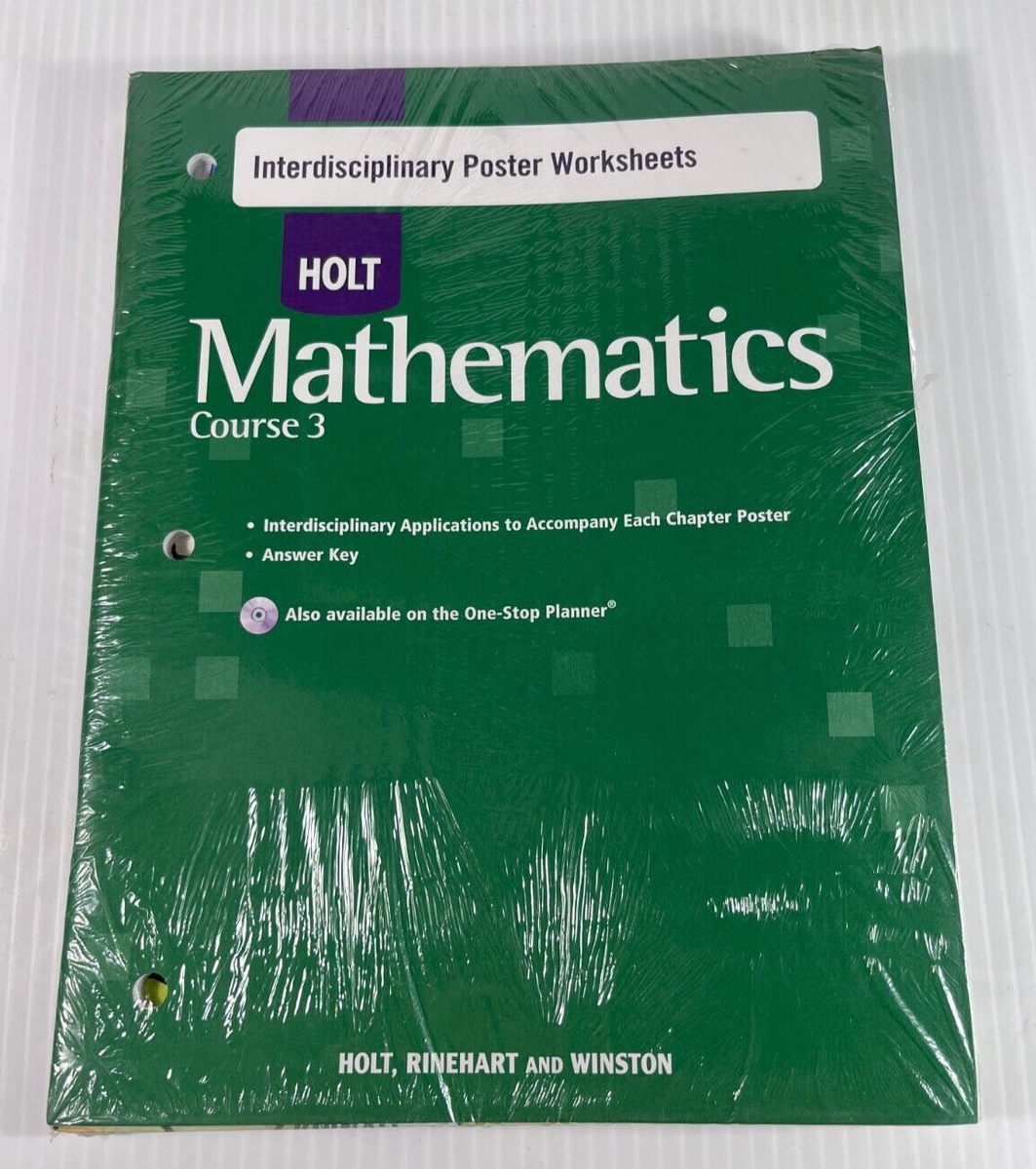 Holt Mathematics Worksheets