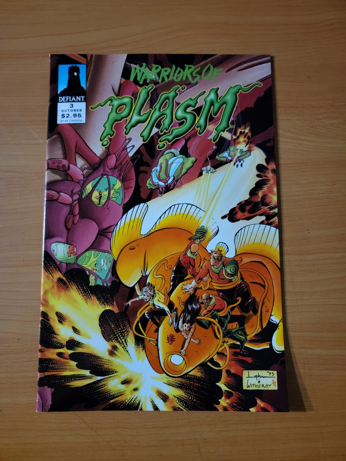 Warriors of Plasm #3 ~ NEAR MINT NM ~ 1993 Defiant Comics | eBay