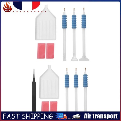 5D DIY Clay Box Solid Color Plastic Rhinestone Tray Portable for Adults ...