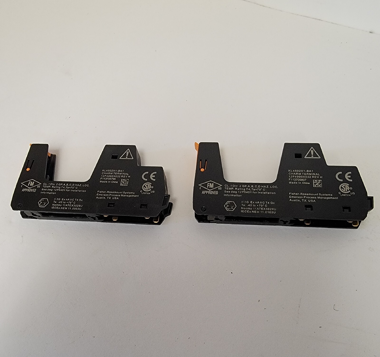 EMERSON DELTAV CHARM TERMINAL REV H. KL4502X1-BA1. LOT OF 2. | eBay