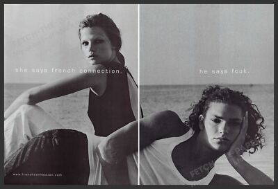 Fcuk Fragrance 2000s Print Advertisement (2 pages) 2002 "She says ...