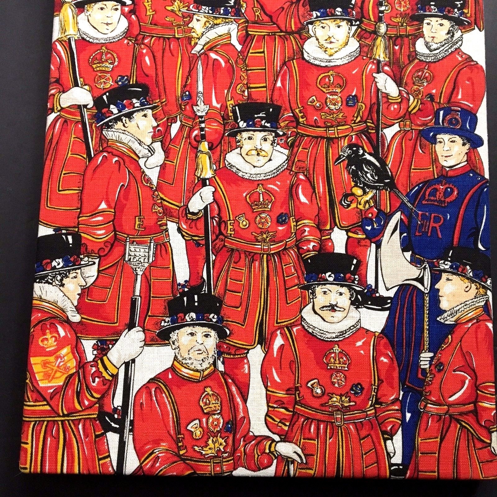Vintage? Mounted Tea Towel English Beefeaters Yeoman Warder | eBay
