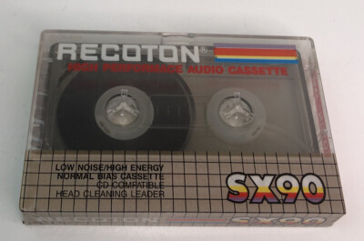 RECOTON SX 90 TYPE I BLANK CASSETTE TAPE (1) (SEALED) | eBay