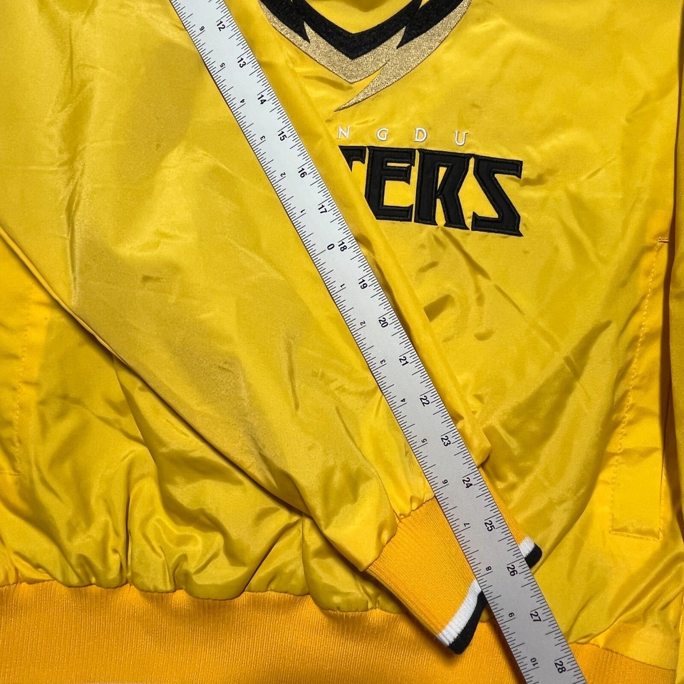 Vintage Chengdu Hunters Jacket Mens Medium Yellow Starter Overwatch ...