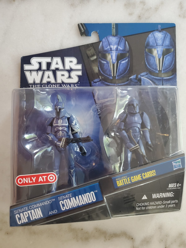 Star Wars Clone Wars Senate Commando and Captain Target Exclusive 2 ...