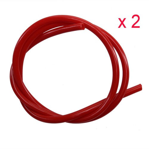 Red Fuel Line 1M 5mm Petrol Hose Suit Pit Trail Dirt Quad Bike ATV ...
