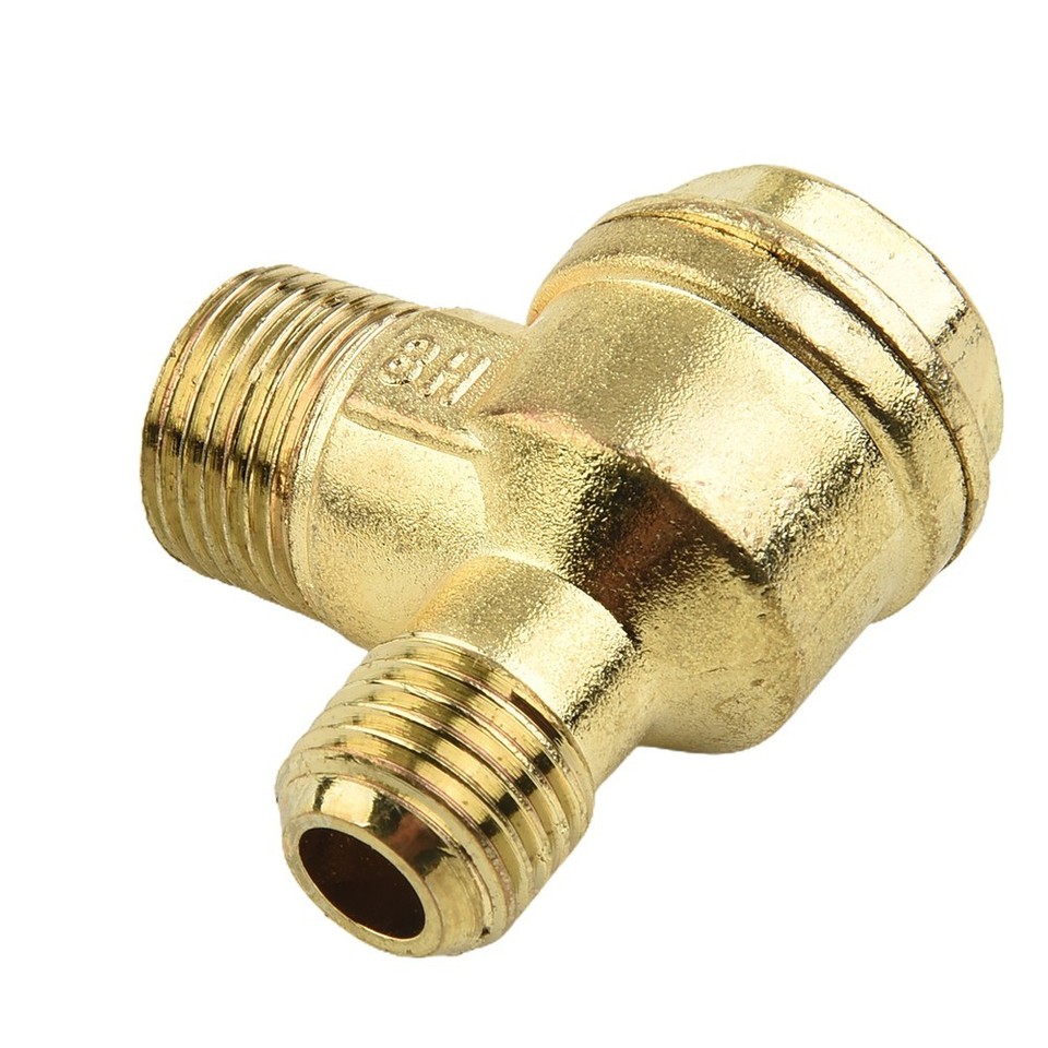 2 Port Check Valve Zinc Alloy Male Thread Connector Tool For Air ...