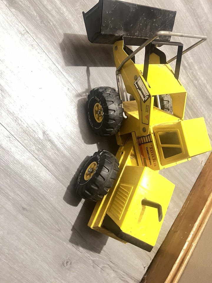VTG 1980s Tonka Loader Mighty Turbo-Diesel XMB-975 Front End Bucket ...