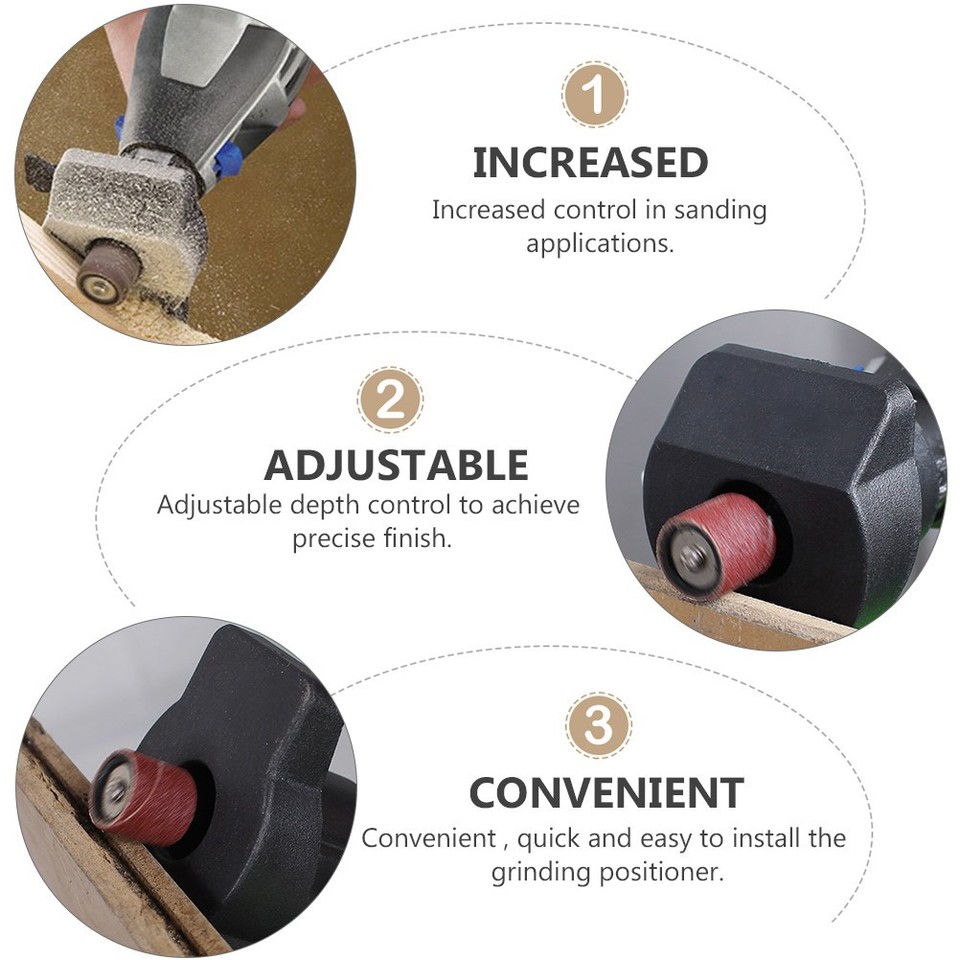 2 Pcs Electric Sandpaper Grinding Disc Sanding Guide Accessory ...