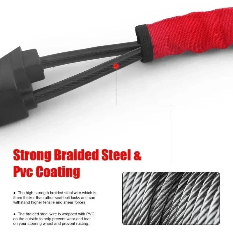 Steering Wheel Lock Titan Lock Car Accessories Anti-Theft Device High ...