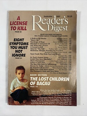 READER'S DIGEST Magazine September 1997 - Lost Children of Bacau | eBay