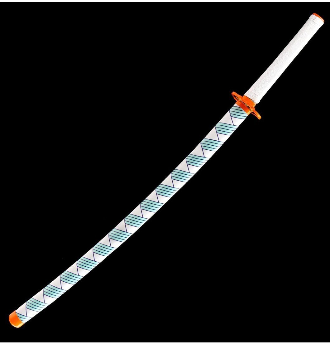 Demon slayer rengoku sword high Carbón steel Blade 1045 Full Tang ...