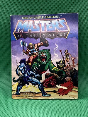 King of Castle Grayskull Mini Comic 1981 He-Man Masters of the Universe ...