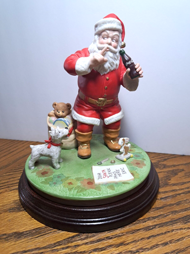 Santa Coca Cola Figurine ''Shhhh Christmas 1988'' | eBay