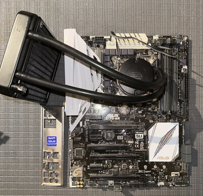 Asus Z170 AR Motherboard, Liquid-cooled Intel i5 7600K 3.8 GHz, TPM 2.0 ...