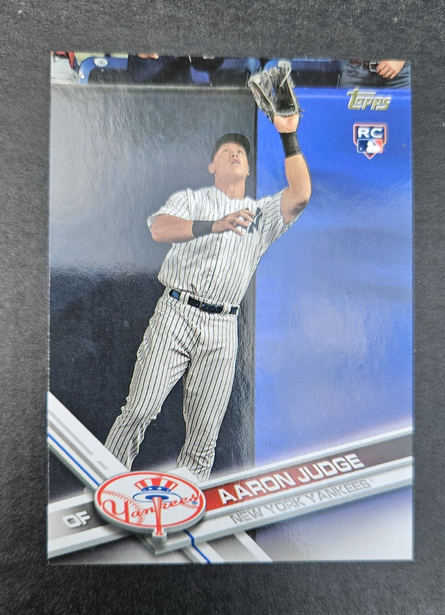 2017 Topps - Aaron Judge #287 Fielding (RC) New York Yankees Rookie | eBay