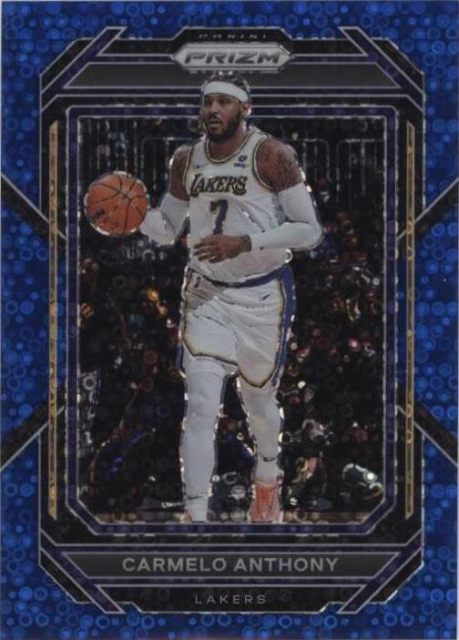 2022-23 Panini Prizm - Carmelo Anthony #144 Blue Fast Break Prizm /150 ...