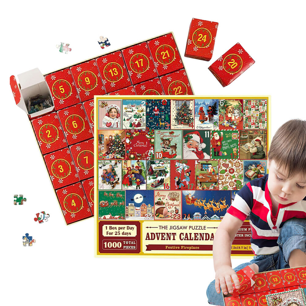 Advent Calendar 2024 Boy Advent Calendar 2024, 1008 Adult Puzzle, 24 ...