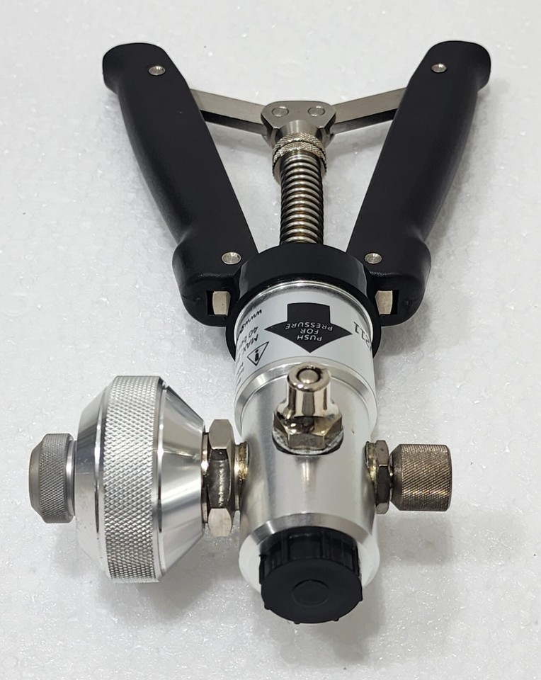 GE DRUCK PV211 PNEUMATIC HAND PUMP / PRESSURE CALIBRATOR KIT PV211-HA ...