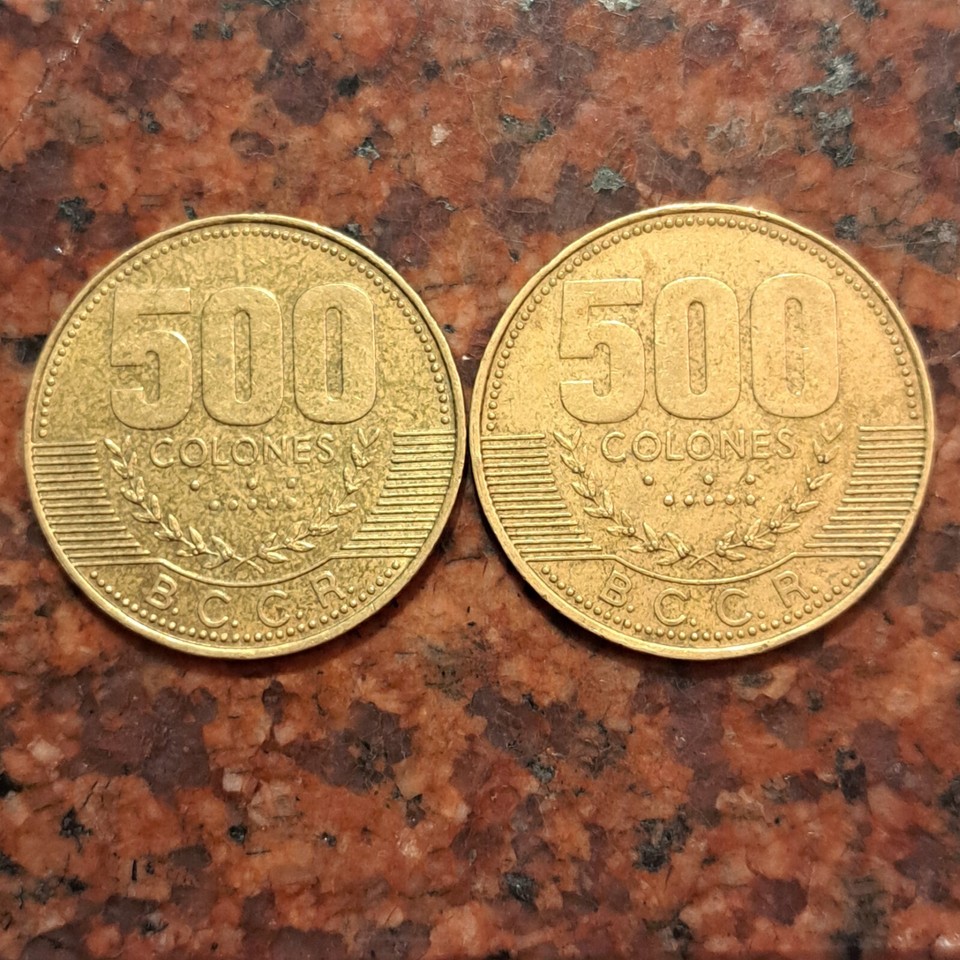 2003 COSTA RICA 500 COLONES COIN (1 COIN PER SALE PICKED AT RANDOM) - # ...