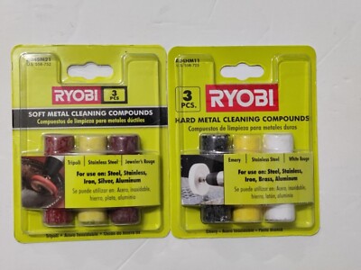 1 ea Ryobi Hard Metal & Soft Metal Cleaning Compound for buffing wheel ...