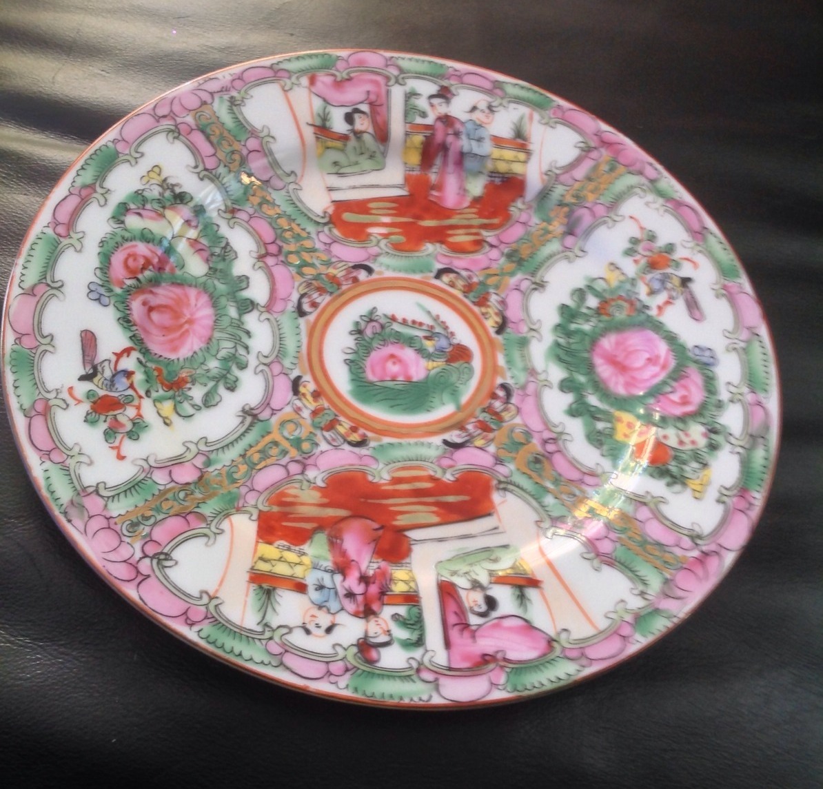 MACAU BEAUTIFUL VINTAGE PLATE DISH HAND-PAINTED FABRICADO EM MACAU | eBay