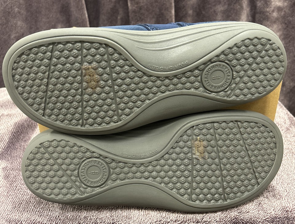 Waco Siesta Southwest Revitalign Orthotic Suede Clog Shoe Sz 6 Marine ...