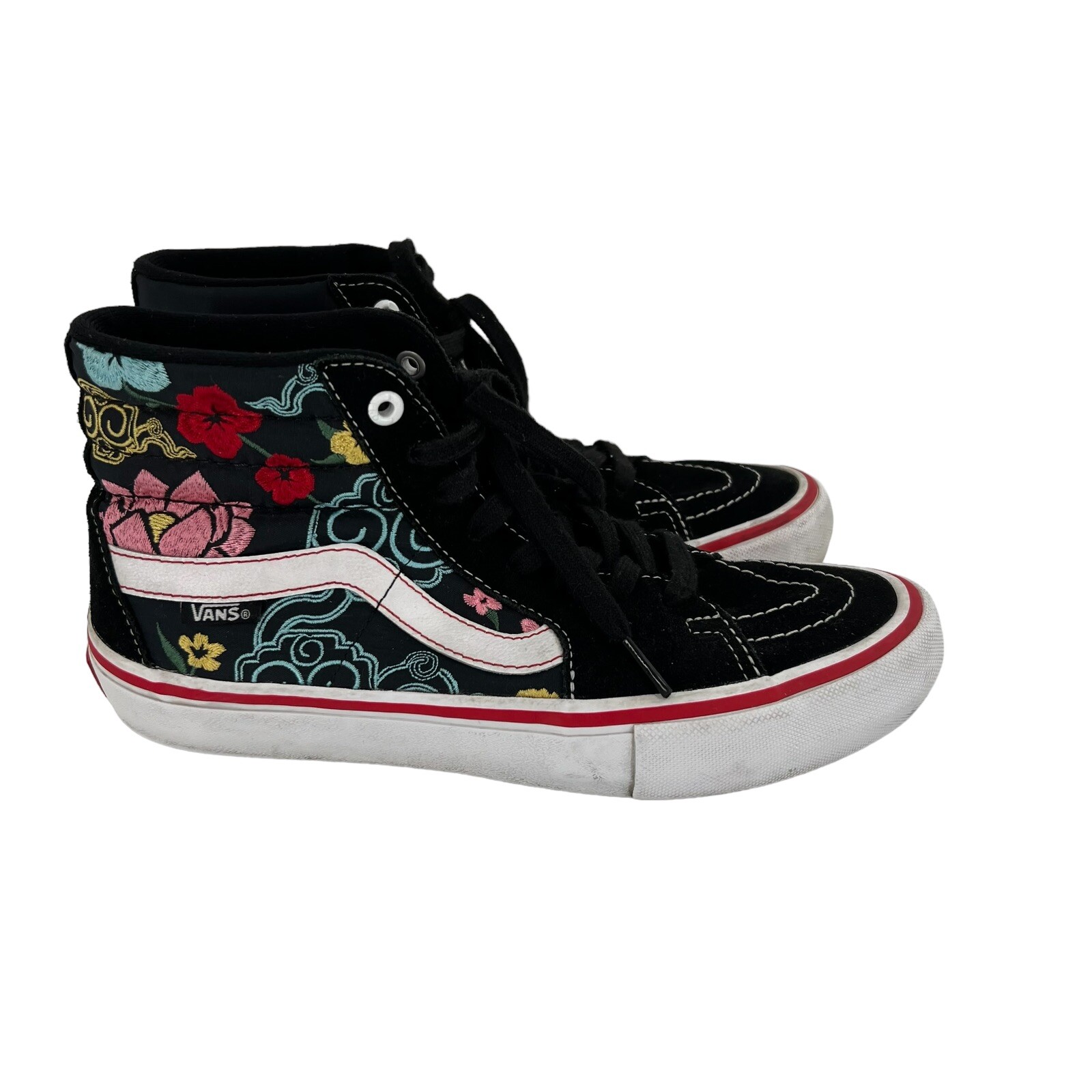 Vans Lizzy Armando Floral Black Skateboard High Top S… - Gem