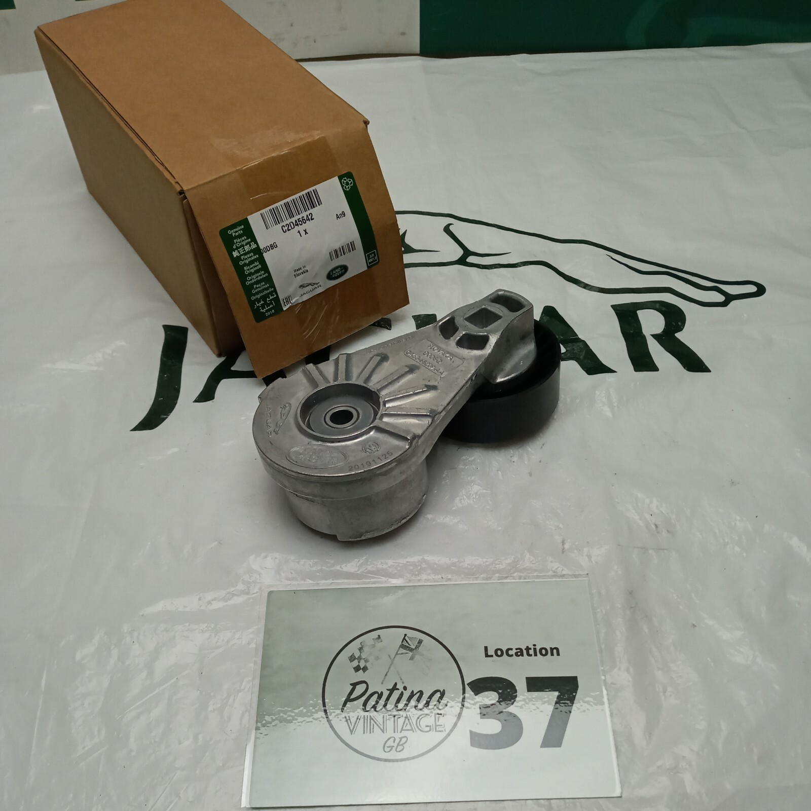 New Jaguar Drive belt tensioner (C2D45642) part for XF, XJ, F-Type, F ...