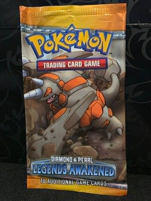 Pokémon Diamond & Pearl Legends Awakened Empty Booster Pack Rhyperior ...