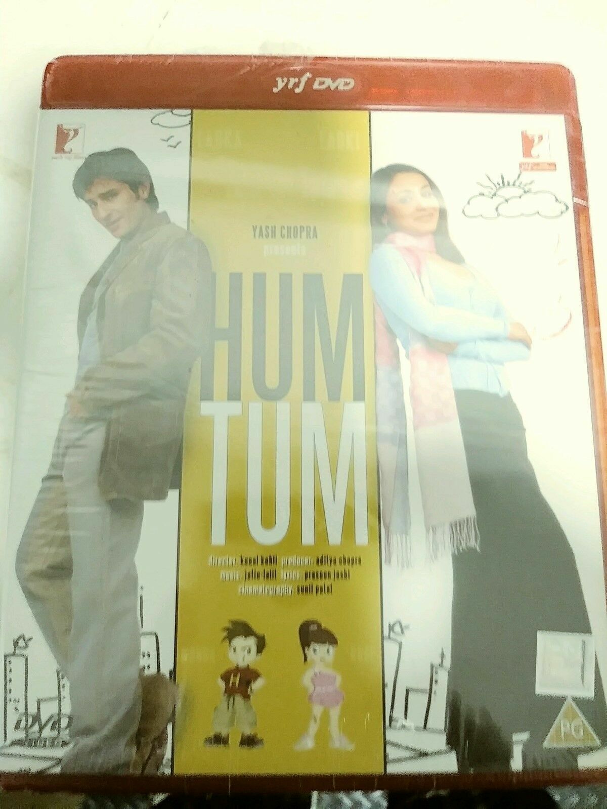 HUM TUM - DVD - SAIF ALI KHAN - RANI MUKERJEE - YASH RAJ RELEASE ...
