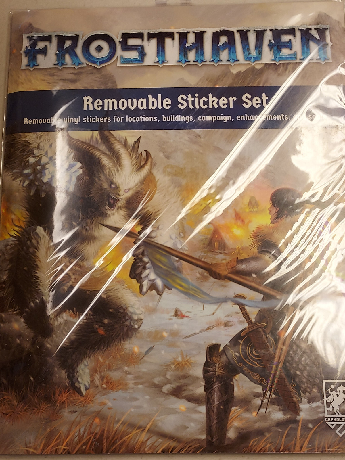 Frosthaven Removable Sticker Set - Cephalofair Games Board Game New! In ...
