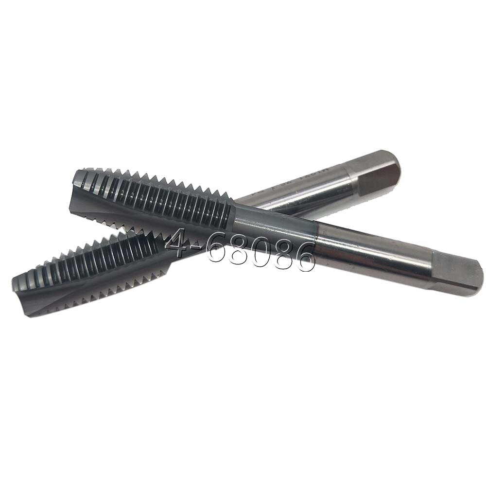 Titanium-plated left hand reverse wire taps M12 x 1.75 Metric HSS Tap ...