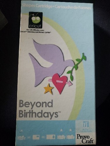 Cricut Provo Craft Cartridge - Beyond Birthdays - Complete Set | eBay