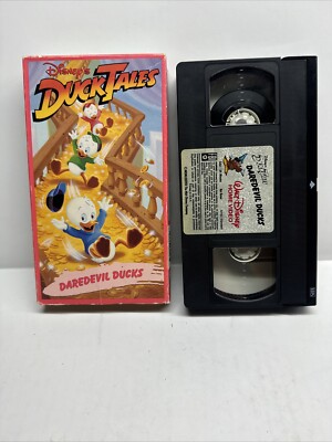 Disney's Duck Tales Daredevil Ducks VHS 1988 Scrooge Huey Dewey Louie ...