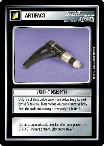 Star Trek CCG Premiere BB Limited Varon T Disruptor EBay star-trek-ccg-premiere-bb-limited-varon-t-disruptor-ebay