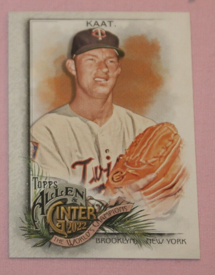 JIM KAAT 2022 ALLEN GINTER SHORT PRINT #323 MINNESOTA TWINS | eBay