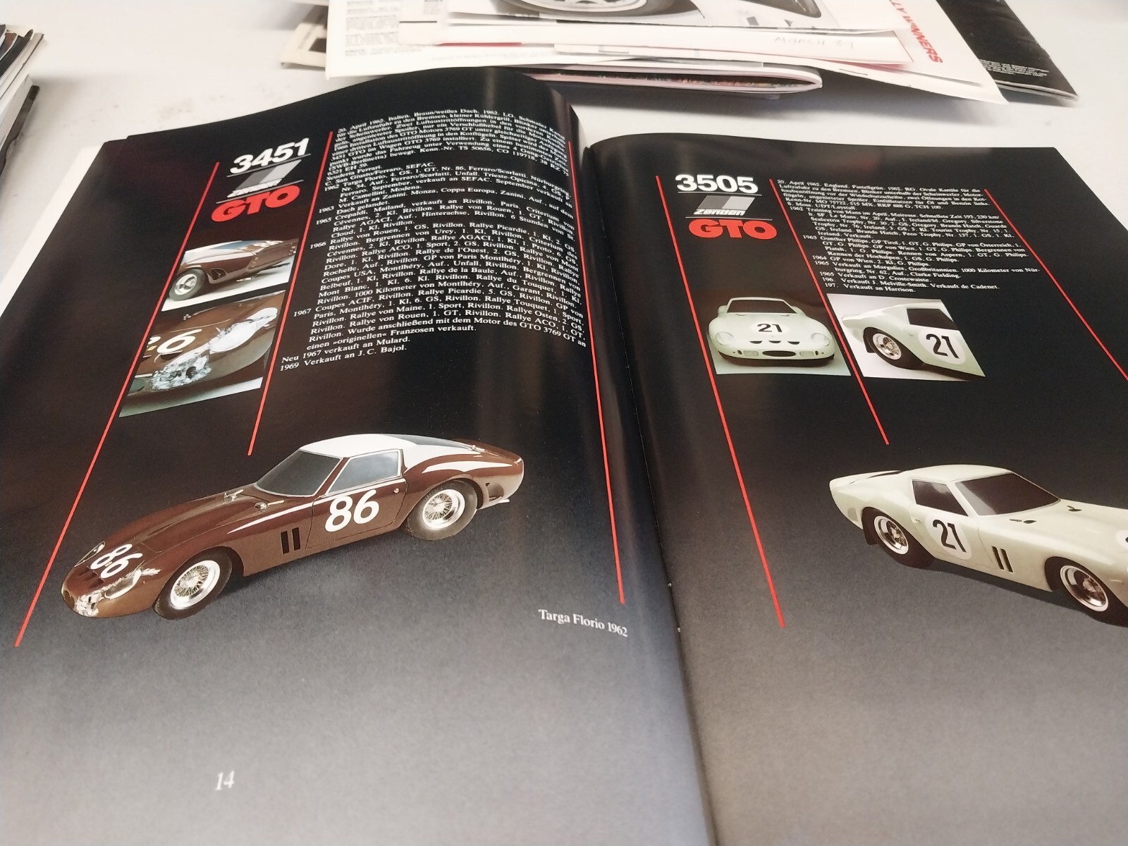 ZENDER GTO Collection Original Sales Brochure FERRARI | eBay