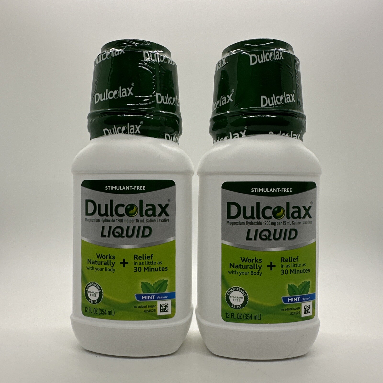 (2) Dulcolax Saline Laxative Liquid Mint Flavor 12 Oz Exp. 07/25 | eBay