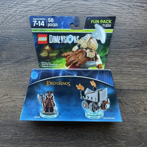 LEGO DIMENSIONS The Lord of the Rings Fun Pack Gimli & Axe Chariot ...