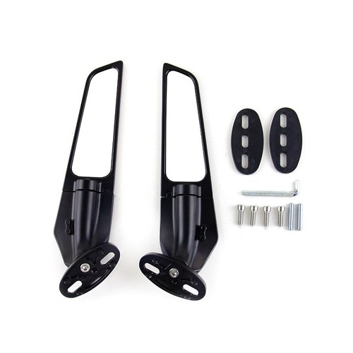 Side Mirrors Fit For Yamaha YZF R1 R3 R6 Rearview Wind Wing Mirror ...