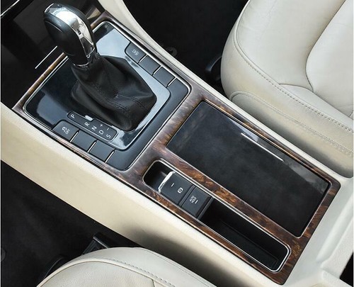 For 2011-2015 VW Passat B7 Wood Grain Central Console Water Cup Frame ...