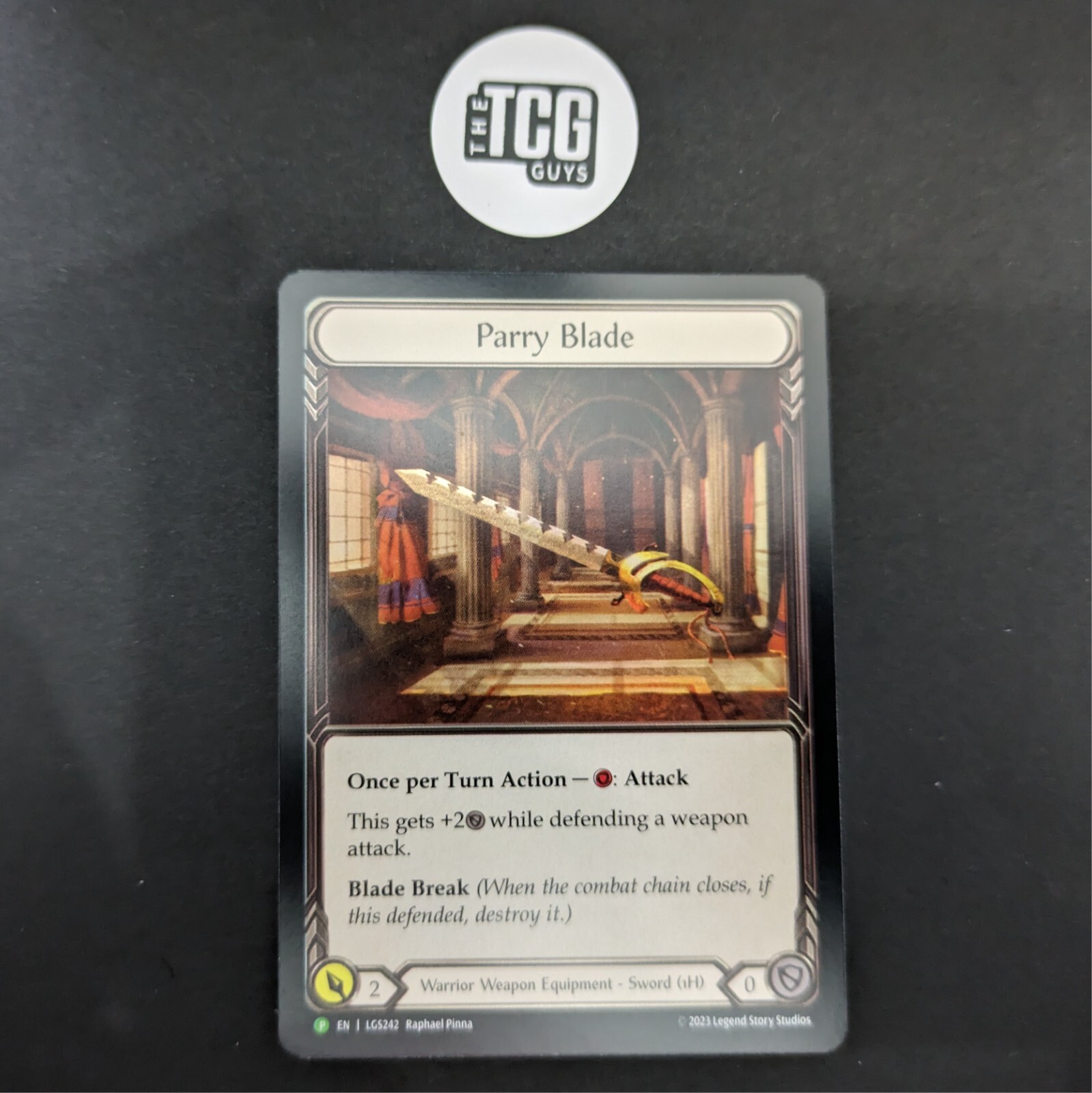 Flesh and Blood - Parry Blade - LGS242 Rainbow Foil Promo FAB | eBay