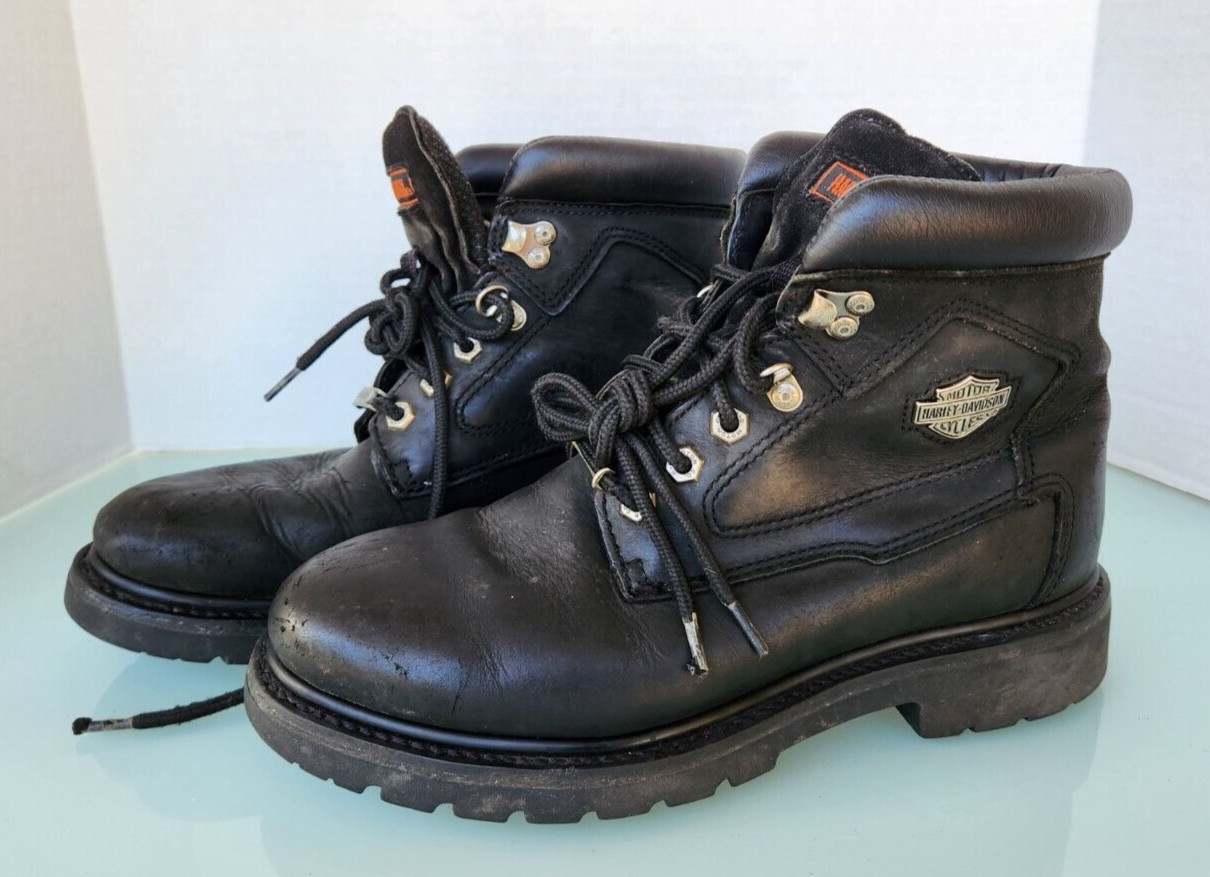 Harley-Davidson Men's Badlands Motorcycle Leather Boo… - Gem