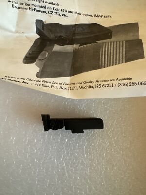 Wichita Adjustable Rear Sight Low Mount 1911 | eBay