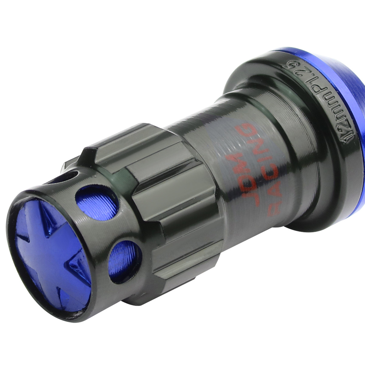 20PCS/SET UNIVERSAL LUG+LOCK NUT+KEY CLOSED-END M12x1.25 22MM ODx45MM ...