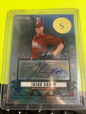 2008 BOWMAN STERLING JASON KNAPP AUTOGRAPH ROOKIE ~ #BSP-JK | eBay