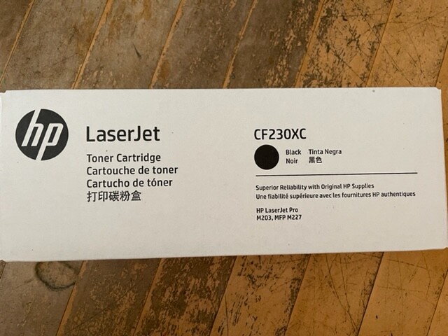 Genuine HP CF230XC Black Toner Cartridge M203 MFP M227 for sale online ...